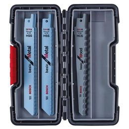 Bosch S&auml;bels&auml;geblatt-Set Basic ToughBox Wood/Metal 15.tlg