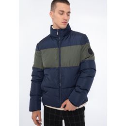 Wittchen Herren-Steppjacke, Marineblau/Gr&uuml;n, Polyester