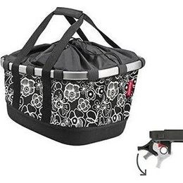 Klickfix Bikebasket GT Gep&auml;cktr&auml;gertasche fleur schwarz 21 L