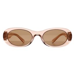 Miu Miu MU06ZS 13T1P1 noisette transparent rosa braun Sonnenbrille