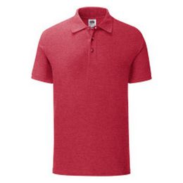 Fruit of the Loom - "Iconic" Poloshirt f&uuml;r Herren (Heide Rot)