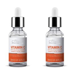 SkinChemists Anti-Aging Vitamin C Salicyls&auml;ure Gesichtsserum 30ml x 2 Duo-Pack