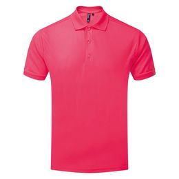 Premier - Poloshirt f&uuml;r Herren (Leuchtend Pink)