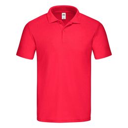 Fruit of the Loom - "Original" Poloshirt f&uuml;r Herren/Damen Unisex (Rot)