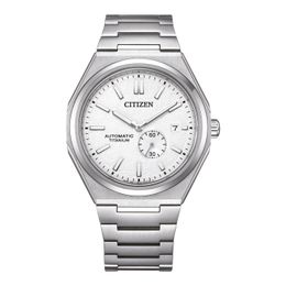 Citizen Herren Silber Uhr NJ0180-80A
