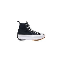 Converse Schwarz-Wei&szlig;e Stoff Chunky Sneakers