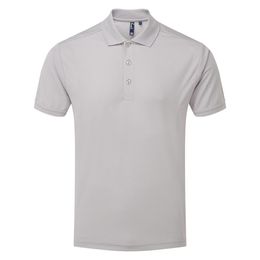 Premier - Poloshirt f&uuml;r Herren (Silber)