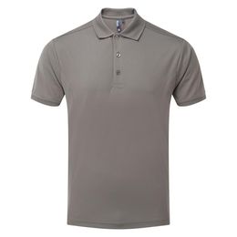 Premier - Poloshirt f&uuml;r Herren (Dunkelgrau)