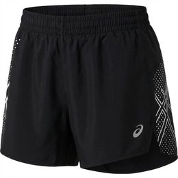 asics Icon 4In Short Bekleidung Damen schwarz