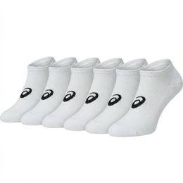 asics 6 Pack Low Cut Sock Bekleidung Unisex wei&szlig;