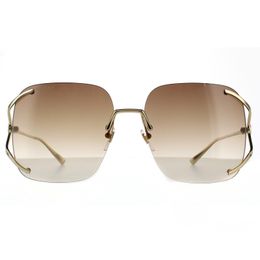Lunettes de soleil Gucci GG0646S 002 Gold Brown Gradient