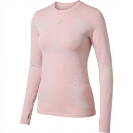 asics Road Seamless LS Top Bekleidung Damen rosa