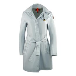 Parajumpers Avery Vapur Blau Trenchcoat mit Kapuze