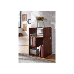 Regal-System Akazie 50x35x50 nougat lackiert OXFORD #22