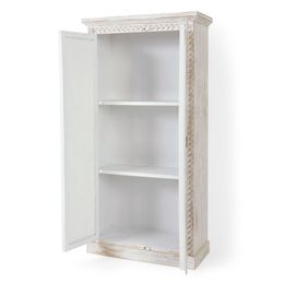 bonprix Schrank, wei&szlig;, Gr.135x68 cm, Schrank mit bunten Elementen