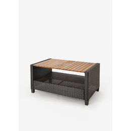 bonprix Gartenm&ouml;bel-Set (4-tlg. Set), schwarz, Gr.Onesize, Lounge Gartenm&ouml;bel in moderner Farbgebung