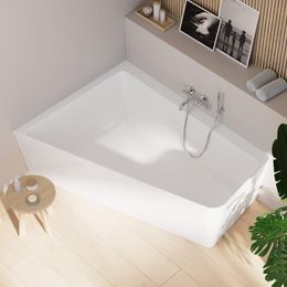 rivea Maila Eck-Badewanne L: 170 B: 130 H: 60 cm, Raumecke links, BR0915WH,