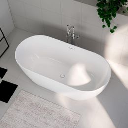 evineo ineo5 Freistehende Badewanne L: 170 B: 80 H: 60 cm, BE0745WH,