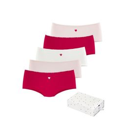 Lascana Panty 'Geschenk Box' mehrfarbig Gr. 36/38 f&uuml;r Damen. Mit Spitze, Print. K&ouml;rpernah. Nachhaltig.