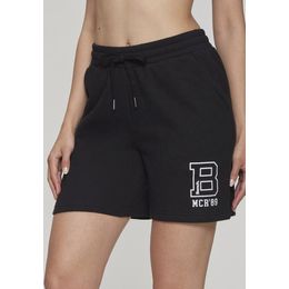 BENCH. LOUNGEWEAR Sweatshorts schwarz Gr. 32/34 f&uuml;r Damen. Mit Logodruck. Bequem. Nachhaltig.