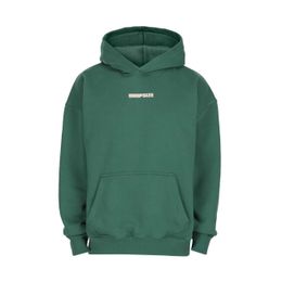 Kapuzensweatshirt DROPSIZE "Dropsize EXCLUSIVE HOODIE", Herren, Gr. M, washed gr&uuml;n, 70% Baumwolle, 30% Polyester, bedruckt, Sweatshirts