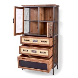 bonprix Schrank, beige, Gr.120x65 cm, Stylischer Schrank
