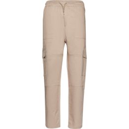 Cargohose DEF "DEF Herren DEF Straight Cargopant", Herren, Gr. XL, US-Gr&ouml;&szlig;en, beige, 98% Baumwolle, 2% Elasthan, unifarben, normal, Hosen Cargohose