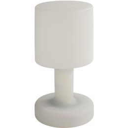 APS Tischleuchte "Finn", transparent, &Oslash; 13cm H: 25cm, 1 Stk., Leuchten, kabellose Leuchte, inkl. Fernbedienung, IP 54 Spritzwassergesch&uuml;tzt, Tischleuchte