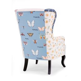 bonprix Ohrensessel, rosa, Gr.103x70 cm, Toller Ohrensessel mit verspieltem Druck