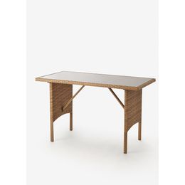 bonprix Gartenm&ouml;bel-Set (4-tlg. Set), beige, Gr.Onesize, Lounge Ecke in natur/grau