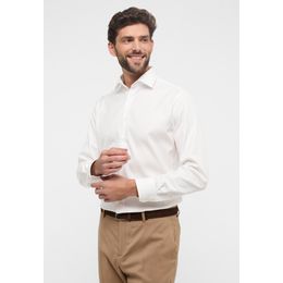 Langarmhemd Eterna "MODERN FIT", Herren, Gr. 41, Normalgr&ouml;&szlig;en, beige, Twill, 100% Baumwolle, tailliert, Manschette, Hemden, NON IRON (b&uuml;gelfrei)