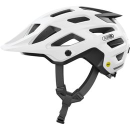 Mountainbikehelm Abus "MOVENTOR 2.0 MIPS" Gr. S, wei&szlig;, Helme, S Kopfumfang: 51cm - 5cm, gl&auml;nzend, unifarben