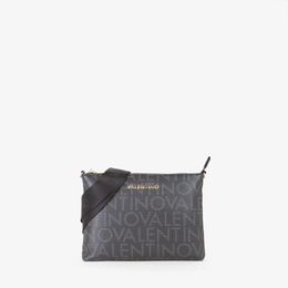 Valentino Handbags Umh&auml;ngetasche VALENTINO BAGS "REGINA RE", Damen, Gr. B/H/T: 25cm x 19,5cm x 2,6cm, nero, Lederimitat, Taschen Umh&auml;ngetasche