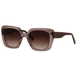 Sonnenbrille BRENDEL EYEWEAR "BRENDEL eyewear Sonnenbrille", Damen, legeres taupe transparent, Sonnenbrillen Sonnenbrille