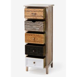 bonprix Kommode mit 5 Schubladen, beige, Gr.92x35 cm, H&uuml;bsche und praktische Kommode