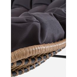 bonprix Gartensessel mit Metallgestell, grau, Gr.80x96 cm, Gartensessel, der Entspannung neu definiert