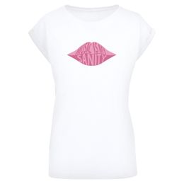T-Shirt MisterTee "MisterTee Damen Ladies Music Is My Sanity Tee", Damen, Gr. L, wei&szlig;, 100% Baumwolle, unifarben, loose fit, Rundhals, Shirts T-Shirt