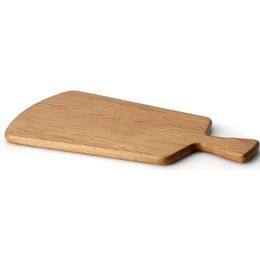Schneidebrett CONTINENTA, beige (natur), B:22,5cm H:1,5cm L:41,5cm, Massivholz, Schneidebretter, mit Griff