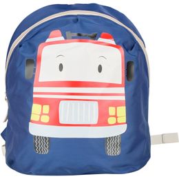 Kinderrucksack Sterntaler "Feuerwehr", Kinder, Gr. B/H/T: 21cm x 25cm x 10cm, blau, Polyester, Rucks&auml;cke