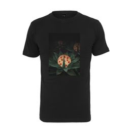 T-Shirt MisterTee "MisterTee Herren Pizza Plant Tee", Damen, Gr. L, schwarz, 100% Baumwolle, unifarben, normal, Rundhals, Shirts T-Shirt