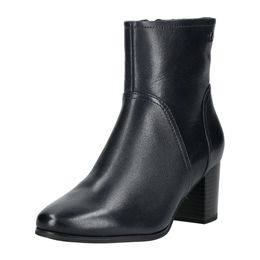 Stiefelette Caprice "Caprice Stiefelette Leder", Damen, Gr. 37,5, ocean, Leder, Schuhe Stiefelette