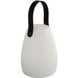 APS Tischleuchte "NIELS", transparent, &Oslash; 11,5cm H: 16cm, 1 Stk., Leuchten, kabellose Leuchte, inkl. Fernbedienung, IP 54 Spritzwassergesch&uuml;tzt, Tischleuchte