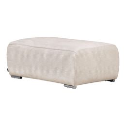 Hocker OTTO HOME "BEATRICE mit Wellenfederung, Ma&szlig;e B/T/H: 100/68/45 cm", beige (creme), B:100cm H:45cm T:68cm, 100% Polyester, Hocker, Hocker, passend zur "Beatrice"-Serie, in hochwertiger Verarbeitung
