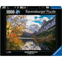 Puzzle Ravensburger "&Ouml;sterreich Collection, Vorderer Gosausee", bunt, Puzzles, KinderB:70cm H:50cm, Pappe, Made in Germany, B:70cm H:50cm