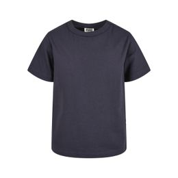 T-Shirt Urban Classics "Urban Classics Herren Boys Organic Basic Tee", Jungen, Gr. 122/128, navy, 100% Baumwolle, unifarben, oversize, Rundhals, Shirts T-Shirt