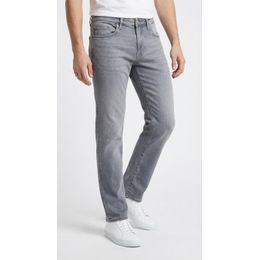 Only & Sons Straight-Jeans ONLY & SONS "ONSWEFT REGULAR WB 0021 TAI DNM NOOS", Herren, Gr. 34, L&auml;nge 32, light grau denim, Denim/Jeans, Obermaterial: 98% Baumwolle, 2% Elasthan, Abriebeffekte, regular fit lang, Jeans Straight-Jeans, im 4-Pocket-Style