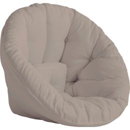 Gartensessel Karup Design "Nido out&trade;, Loungesessel, Hocker, Chillsessel, Relaxsessel", beige, B:85cm H:75cm T:90cm, Sessel, Outdoor geeignet, Schmutz- und Wasserabweisend, Made in Europe