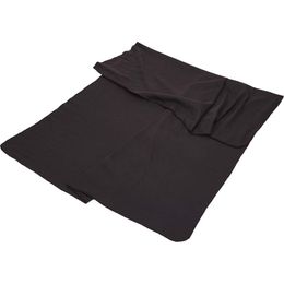 Berger Fleece-Decke 200x150 cm schwarz - Decken
