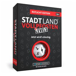 Denkriesen Stadt Land Vollpfosten Levels Rotlicht Edition Kartenspiel 4 Level Wortspiel - Spielsachen
