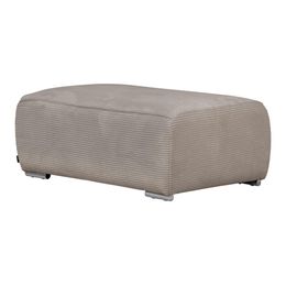 Hocker OTTO HOME "BEATRICE mit Wellenfederung, Ma&szlig;e B/T/H: 100/68/45 cm", grau (taupe), B:100cm H:45cm T:68cm, 100% Polyester, Hocker, Hocker, passend zur "Beatrice"-Serie, in hochwertiger Verarbeitung
